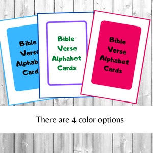 Alphabet Verse Cards | ABC Bible Verse Memory Cards | Learn the ...