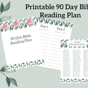 90 Day Bible Reading Plan | Printable Reading Plan | Read the Bible ...