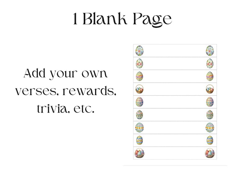 Printable Easter Egg Bible Verse Fillers, Easter Printable - Etsy