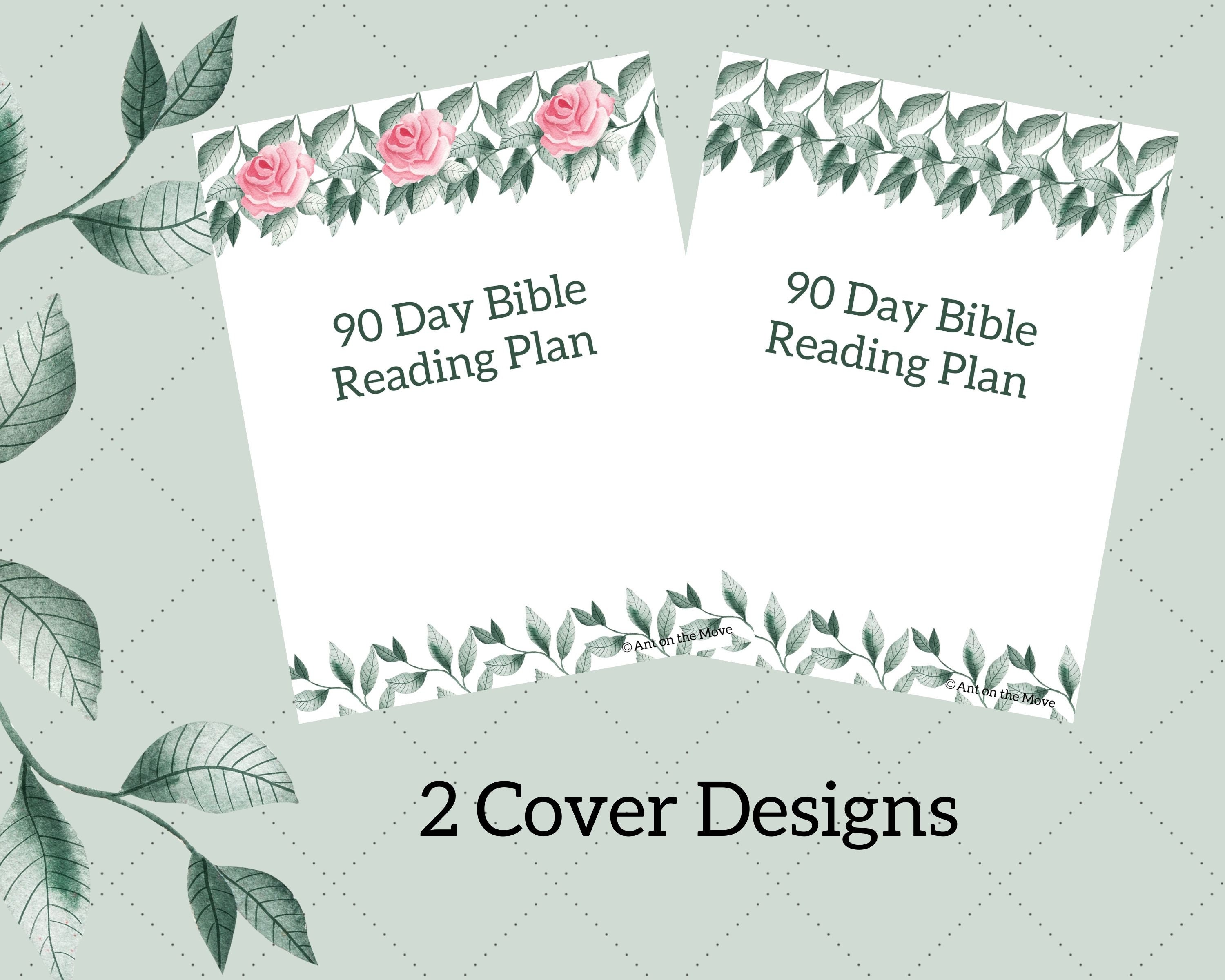 90 Day Bible Reading Plan | Printable Checklist (PDF Pattern) - Etsy