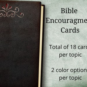 Printable Bible Verse Cards, Scripture Cards, Set of 72 Scripture Cards ...