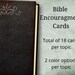 Printable Bible Verse Cards, Scripture Cards, Set of 72 Scripture Cards ...