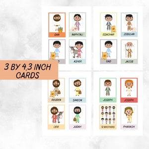 Joseph and His Brothers Wall Decor and Trading Cards, Sunday School ...