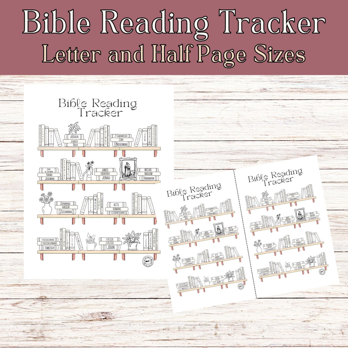 Coloring Bible Reading Tracker, Printable Bible Tracker, PDF, 2026 ...