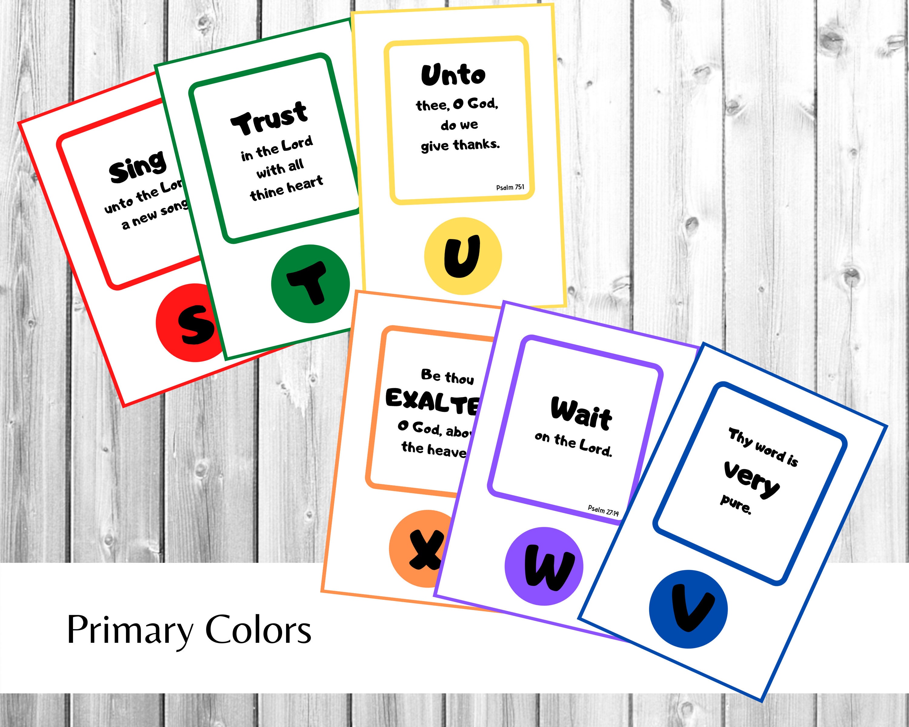 Alphabet Verse Cards | ABC Bible Verse Memory Cards | Learn the ...