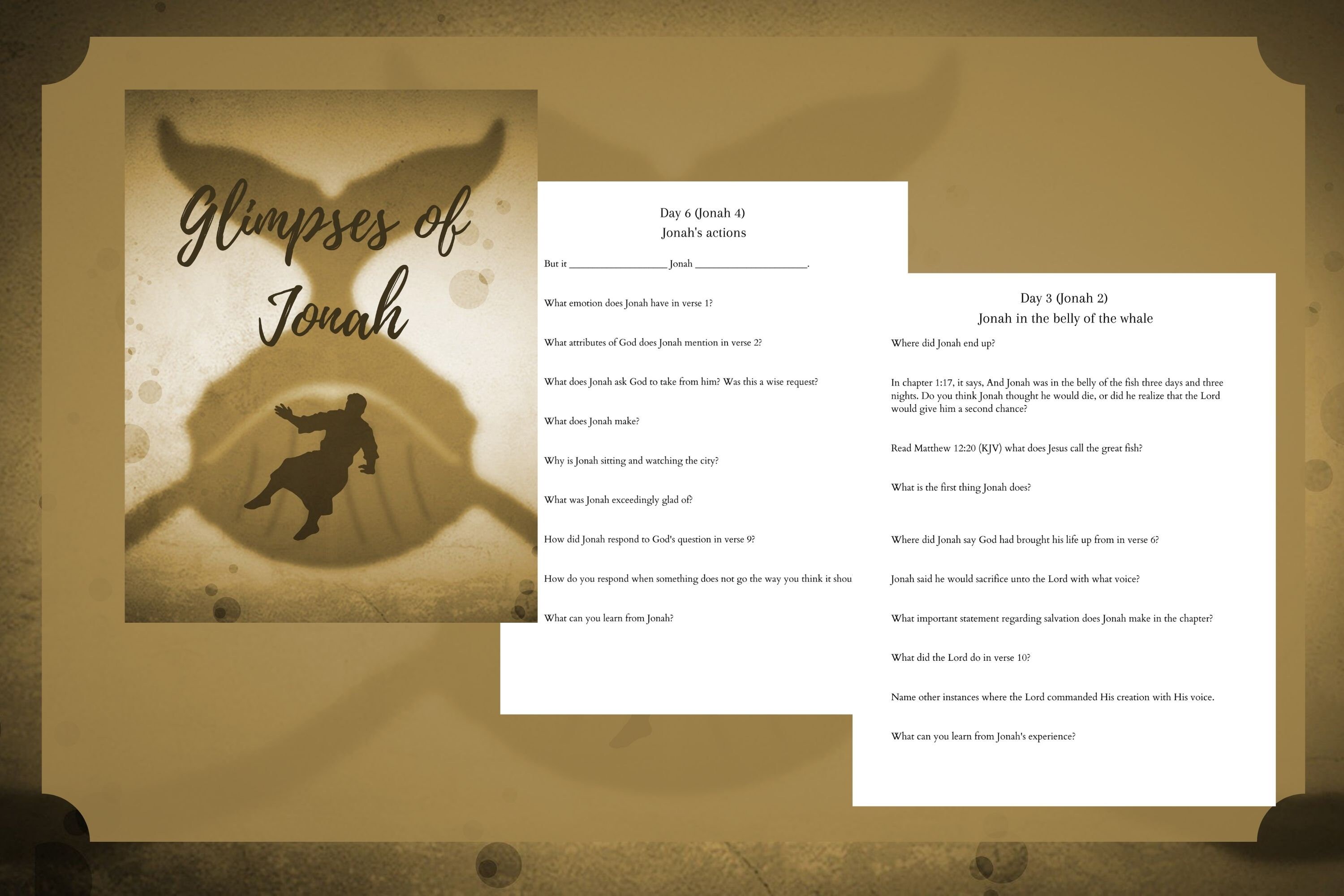 Jonah Bible Study| Printable Bible Study | Bible Study | Devotional ...