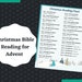 25 Days of Christmas Reading, Advent Reading Chart, Prophecies of Jesus ...