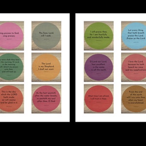 Square Bible Verse Cards | 3 Inch Square Cards | Printable Bible Cards ...