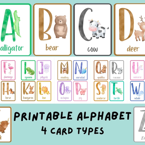 Printable Flashcards - Etsy