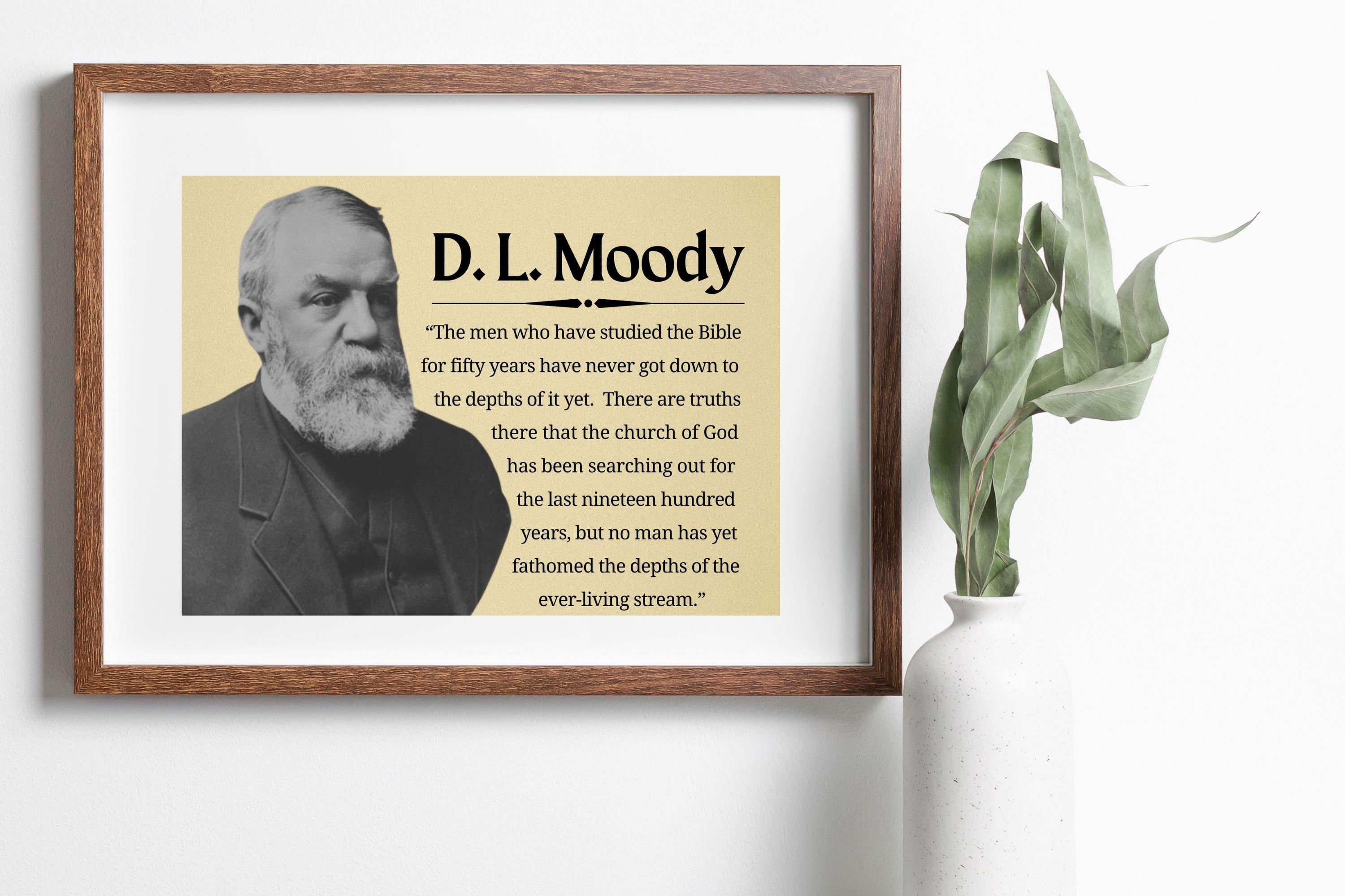 D. L. Moody Quotes Printable Quotes Preachers Gift Christian Quotes ...