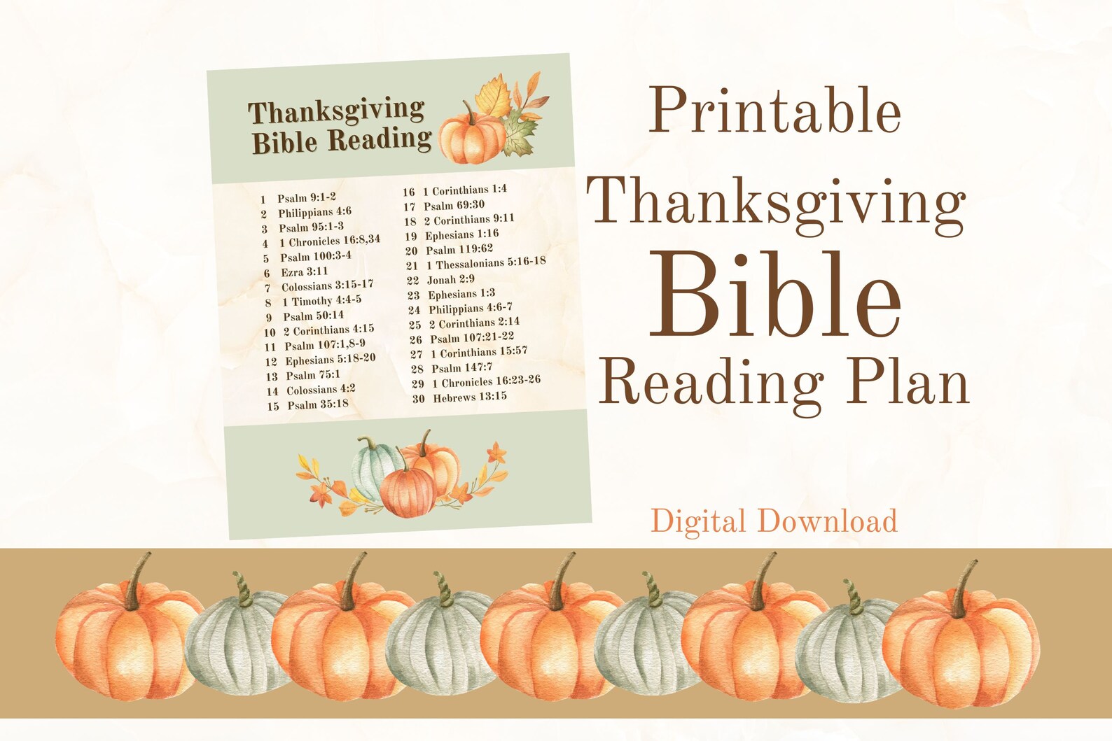 Thanksgiving Bible Reading Plan, Thanksgiving 2025, Topical Bible ...
