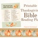 Thanksgiving Bible Reading Plan, Thanksgiving 2024, Topical Bible ...