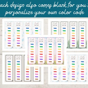 Bible Study Color Coding Bookmarks, Printable Bible Bookmarks, Study ...