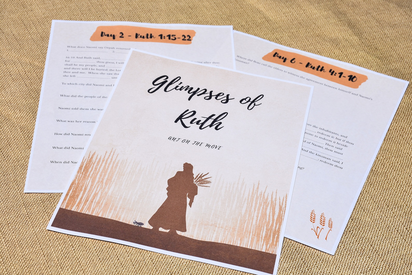 Glimpses of Ruth Bible Study Daily Devotional Study the Scriptures ...