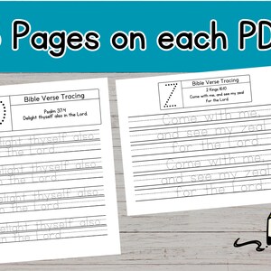 Bible Verse Tracing Worksheets, Handwriting Practice Sheets, Homeschool ...