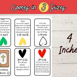 Wordless Mini Book for Evangelism, VBS, Easter Minibook, Sunday School ...