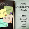 52 Bible Verses for 2025, Scripture Memory, Square Verse Cards, KJV ...