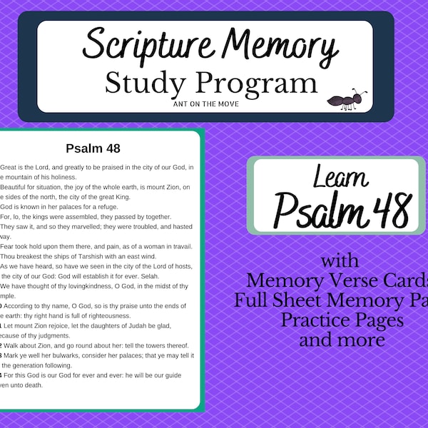 Memorize Scripture - Etsy