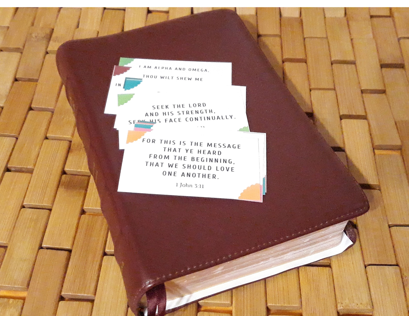 Bible Verse Cards | Ready to Print | Learn God's Word | Bible Memory ...