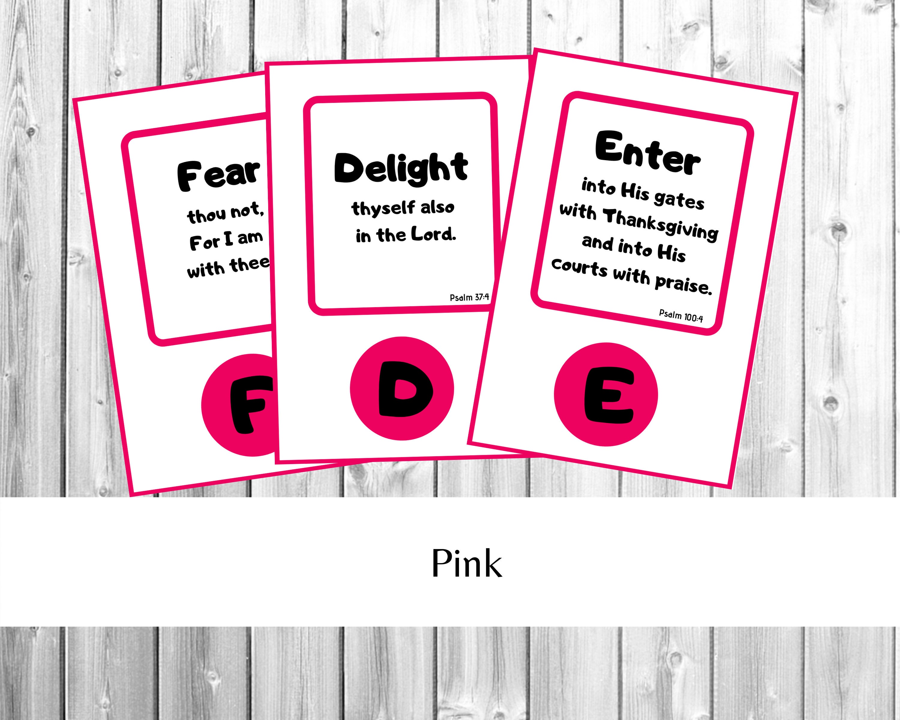 Alphabet Verse Cards | ABC Bible Verse Memory Cards | Learn the ...