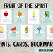 Fruit of the Spirit Printable Resources | Printable Bookmarks | Verse ...