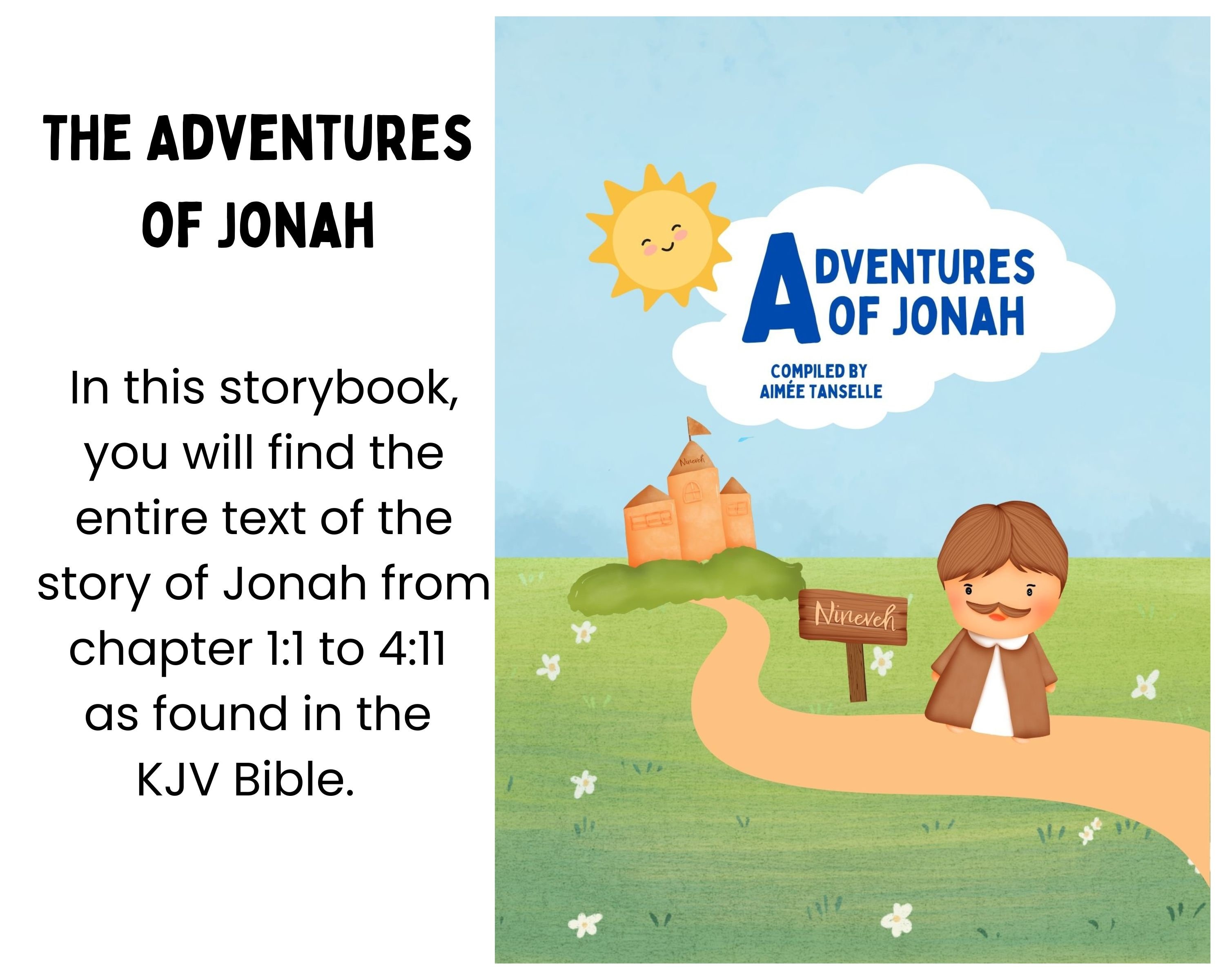 The Adventures of Jonah, KJV Storybook for Kids, Jonah Story Book ...