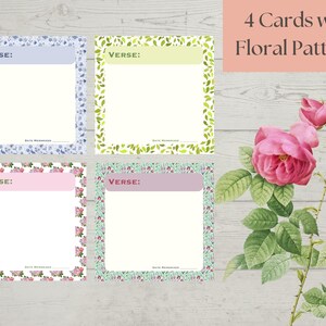 Blank Scripture Cards, Scripture Memory Cards, Write Your Own Memory ...