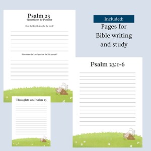 Psalm 23 Scripture Memory Bundle, Psalm 23 Printable, Memorize ...