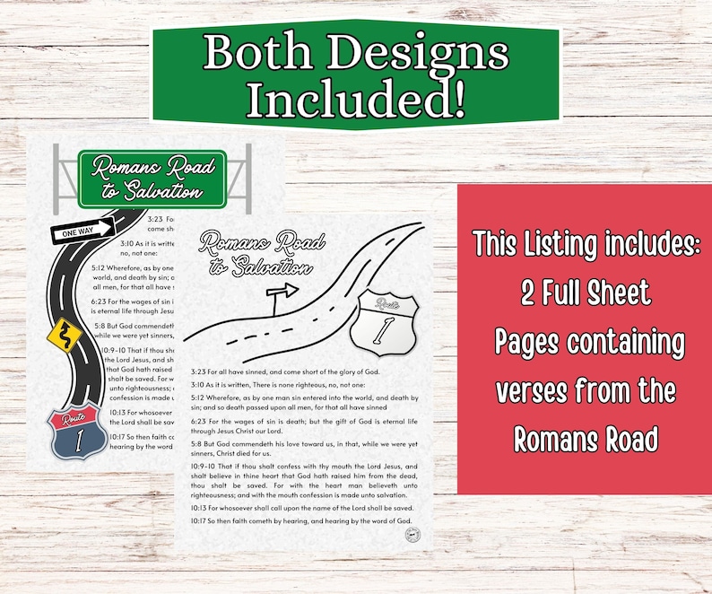 Romans Road to Salvation, Romans Road Evangelism Printable, Small Group ...
