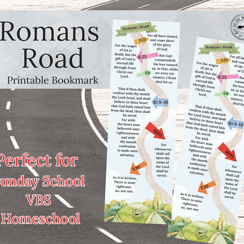 Romans Road Scriptures - Etsy UK
