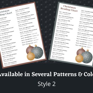 25 Days of Christmas Reading, Advent Reading Chart, Prophecies of Jesus ...