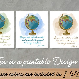 Go Ye Into All the World Print | Digital Download | Scripture Print ...