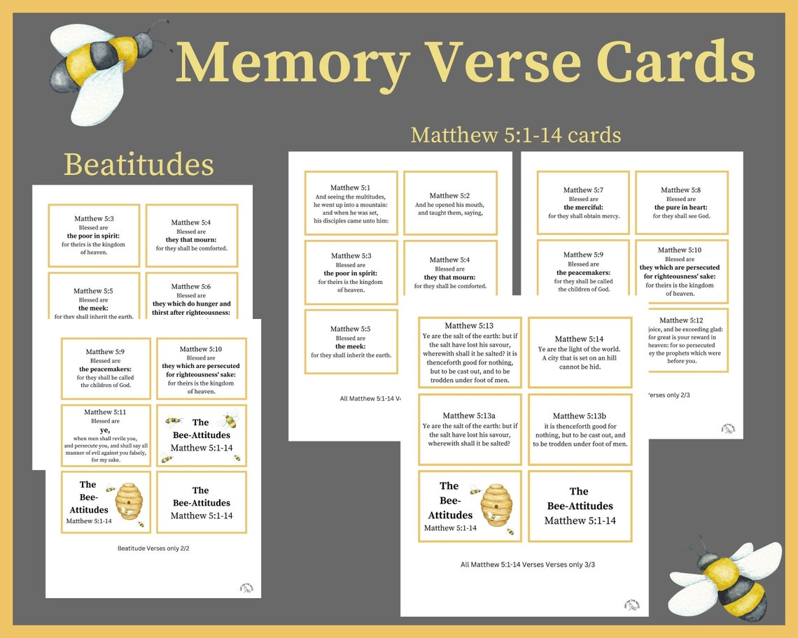Beatitudes Activity Pages, Kids Bible Study, Sunday School, Sermon on ...