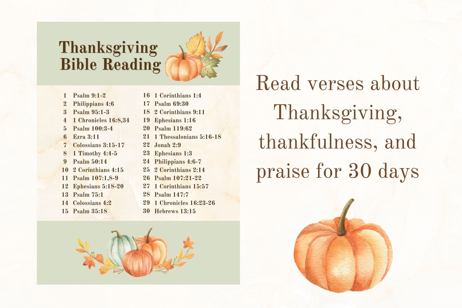 Thanksgiving Bible Reading Plan, Thanksgiving 2024, Topical Bible ...