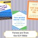 Bible Verse Posters Sunday School Decor Home Decor KJV - Etsy