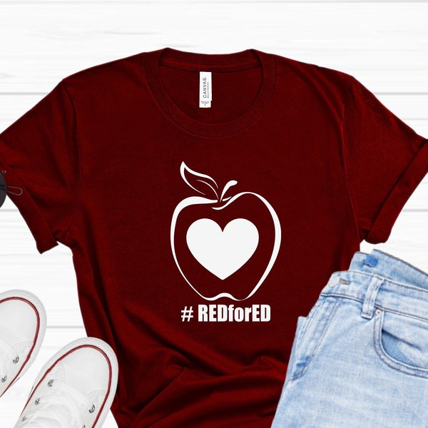 Red for Ed Tshirt - Etsy