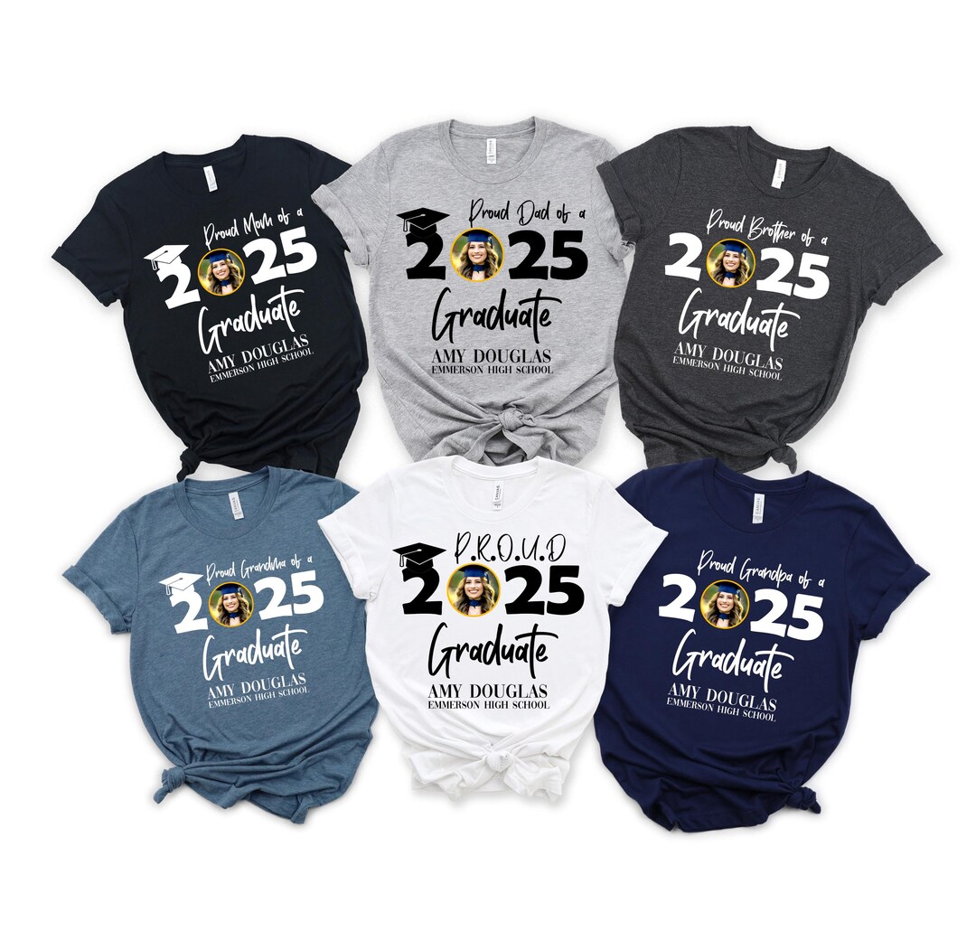 Personalized Graduation Shirts, Add the Photo Graduation Shirt, Proud ...
