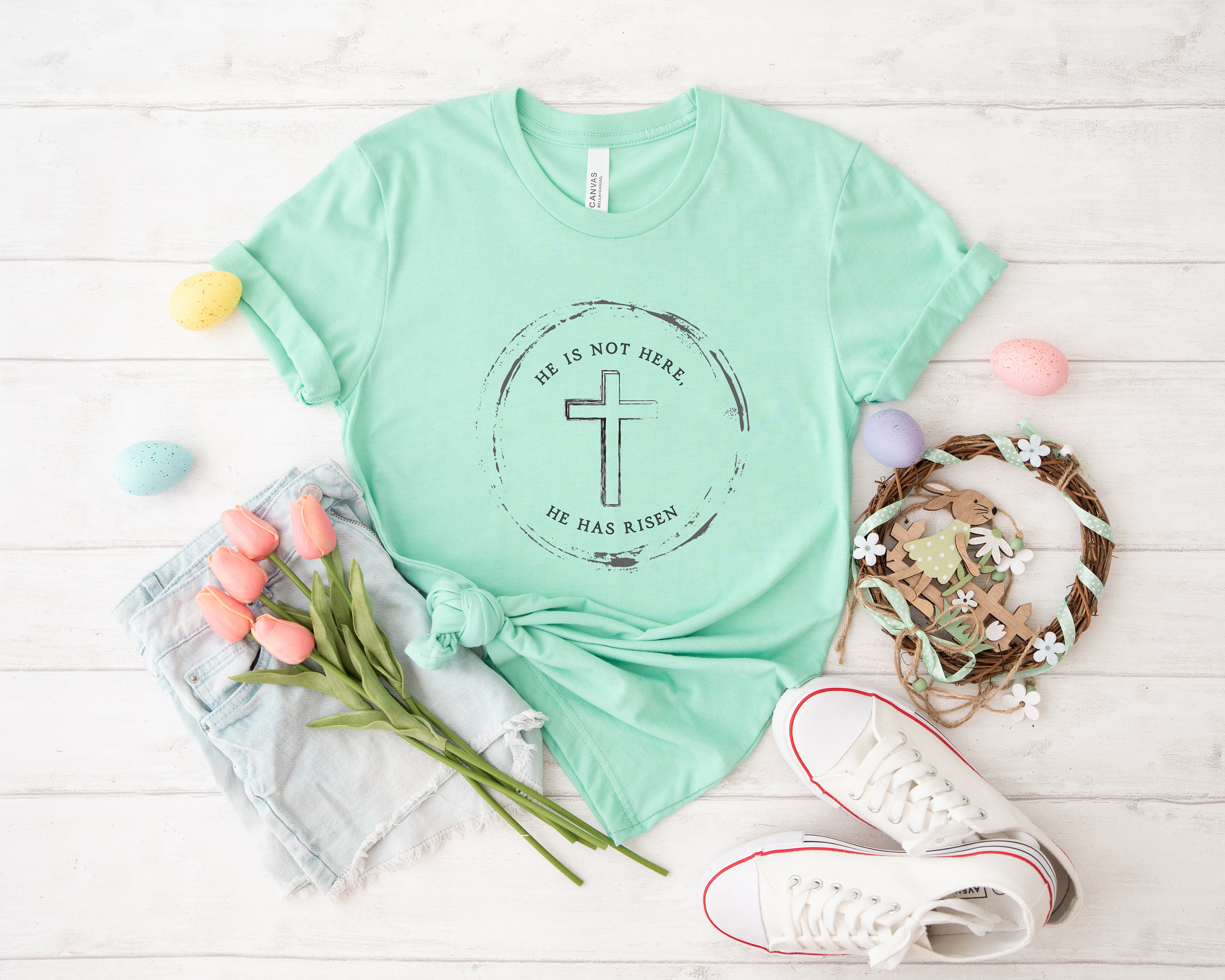 He is Not Here, He Has Risen Shirt, Easter Shirt, Christian Shirt ...