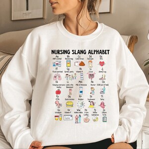 Nurse Shirts, Funny Nurse Alphabet T Shirt Nurse Abcs Sweatshirt ...
