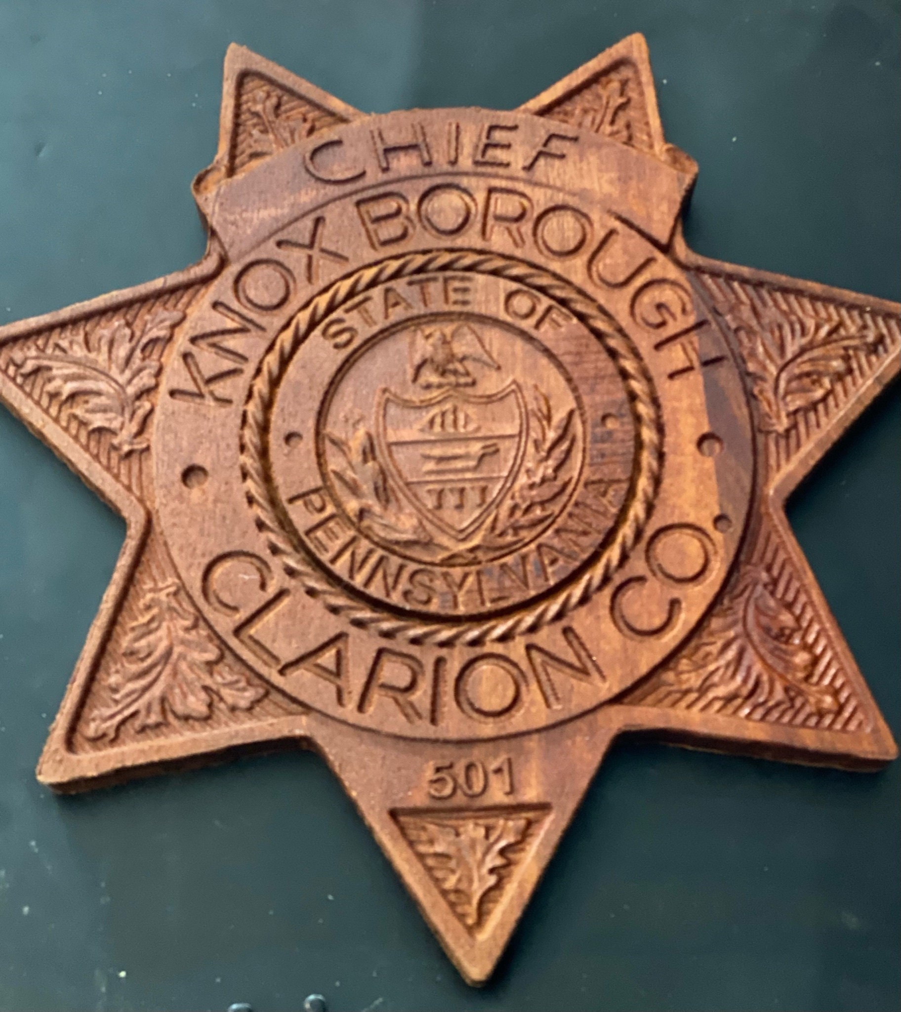 3D Wood Carved Police Fireman Replica Badge Custom Badge Wood - Etsy