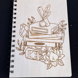 Custom Engraved Reader Notebook Journal - Booktok Journal Author ...
