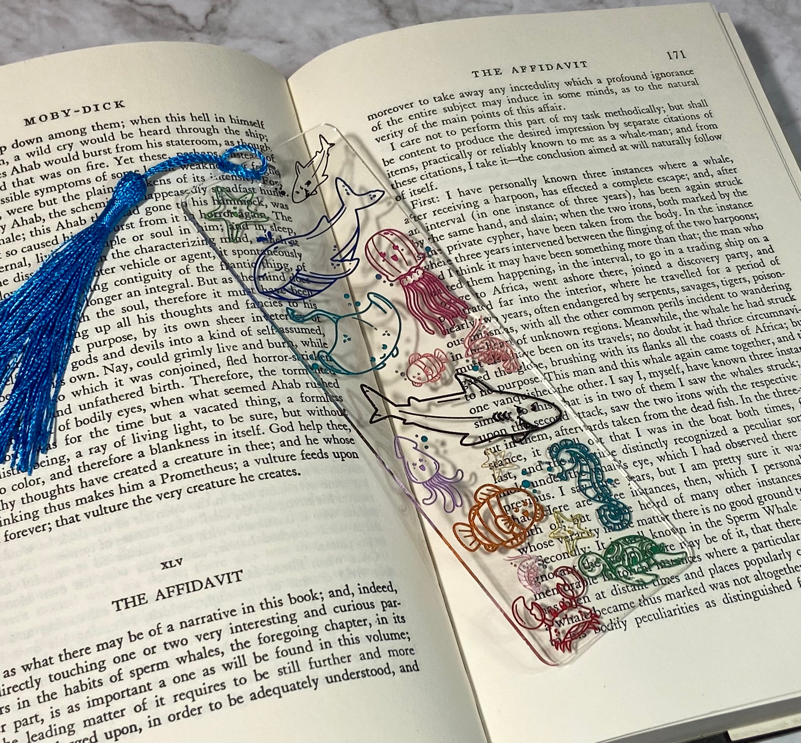 Custom Life Aquatic Cute Sea Life Bookmark Ocean Sea Themed - Etsy UK