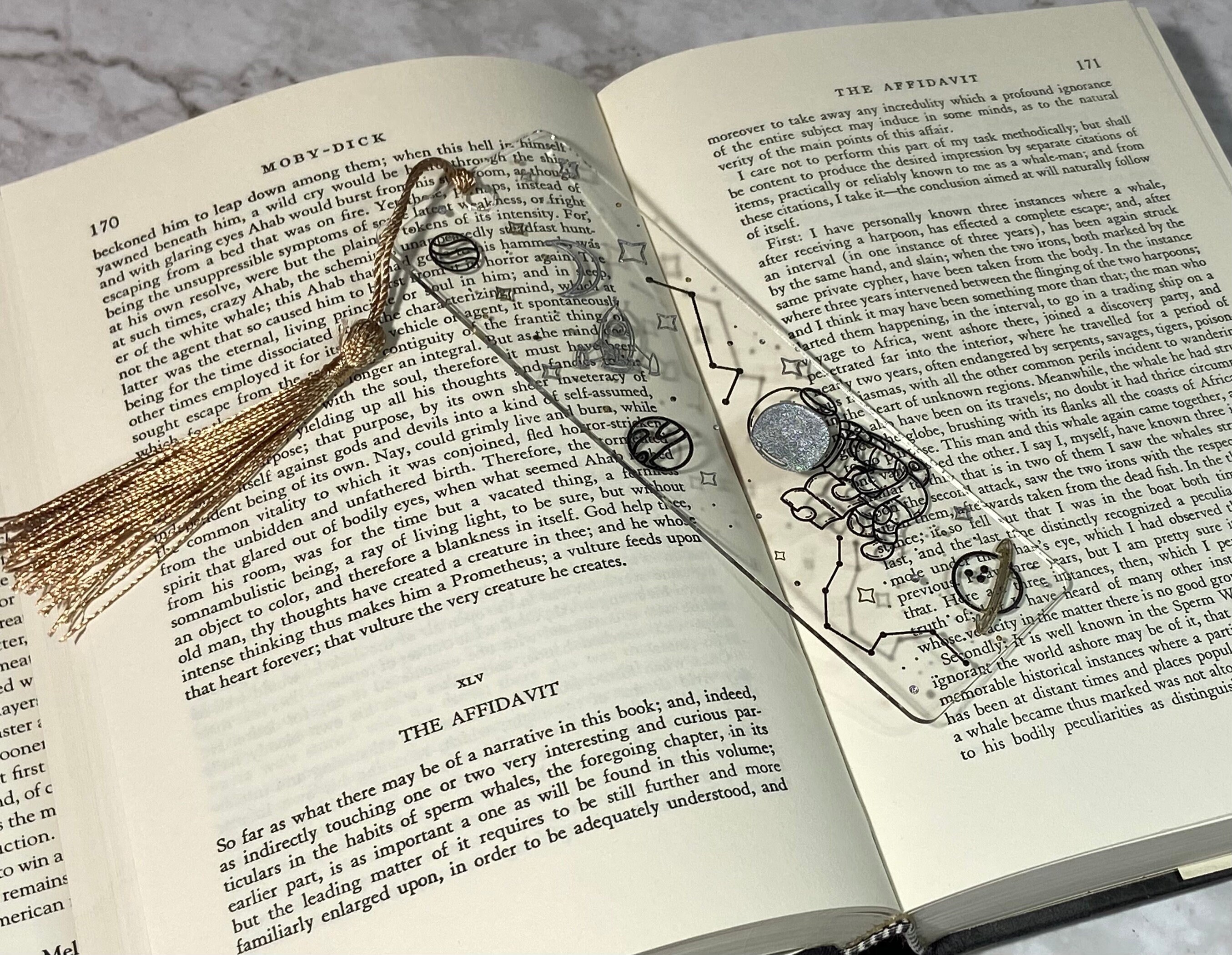 Custom Reading Astronaut in Outer Space Bookmark Space - Etsy