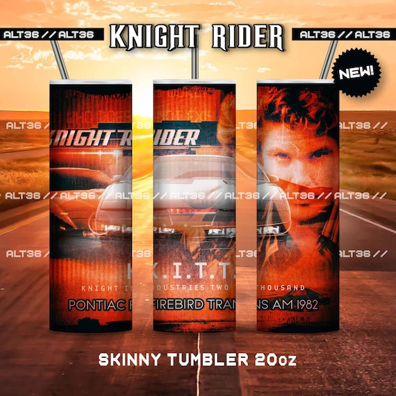 Knight Rider Digital Design 20oz Skinny Tumbler Sublimation - Etsy