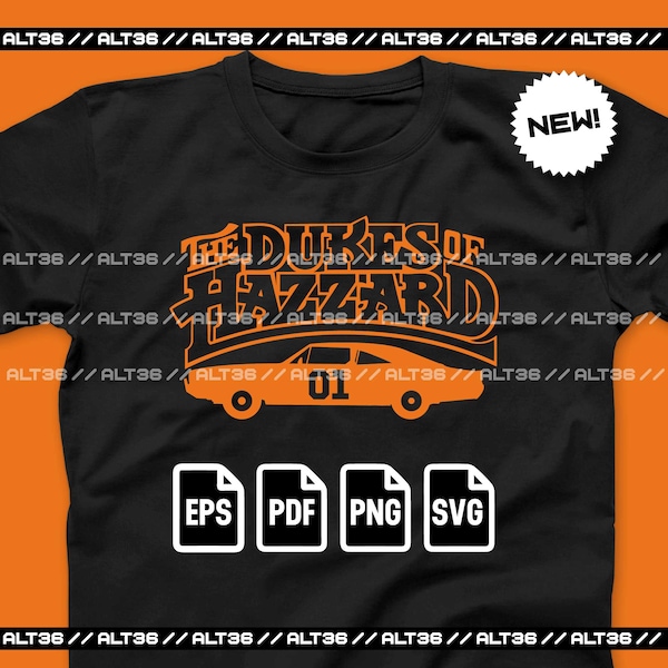 Dukes of Hazzard Svg - Etsy