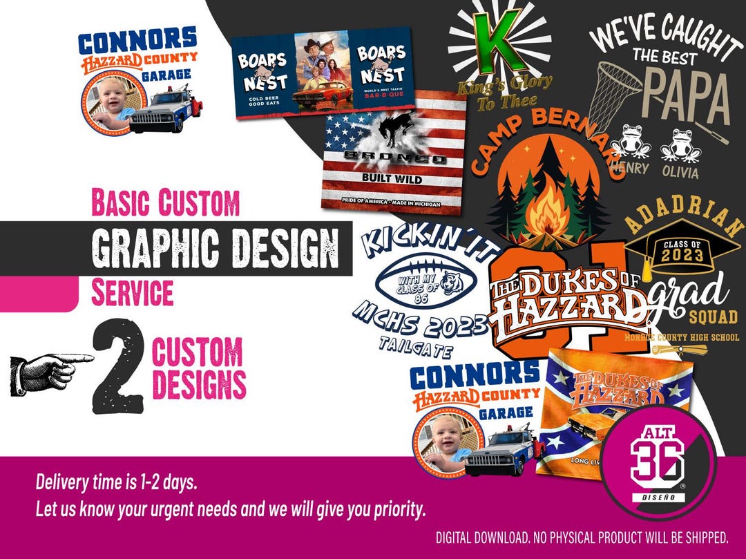 Basic CUSTOM Graphic DESIGN Service, Design Requests, Custom Designs ...