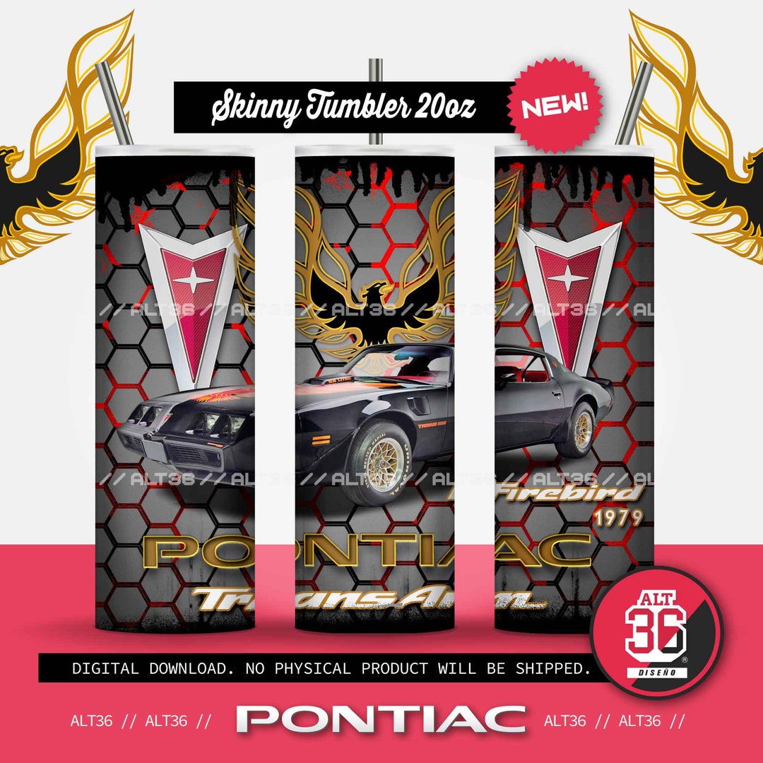Digital Design PONTIAC Firebird Trans Am 1979 Muscle Car 20oz Skinny ...