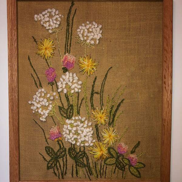 Floral Crewel - Etsy