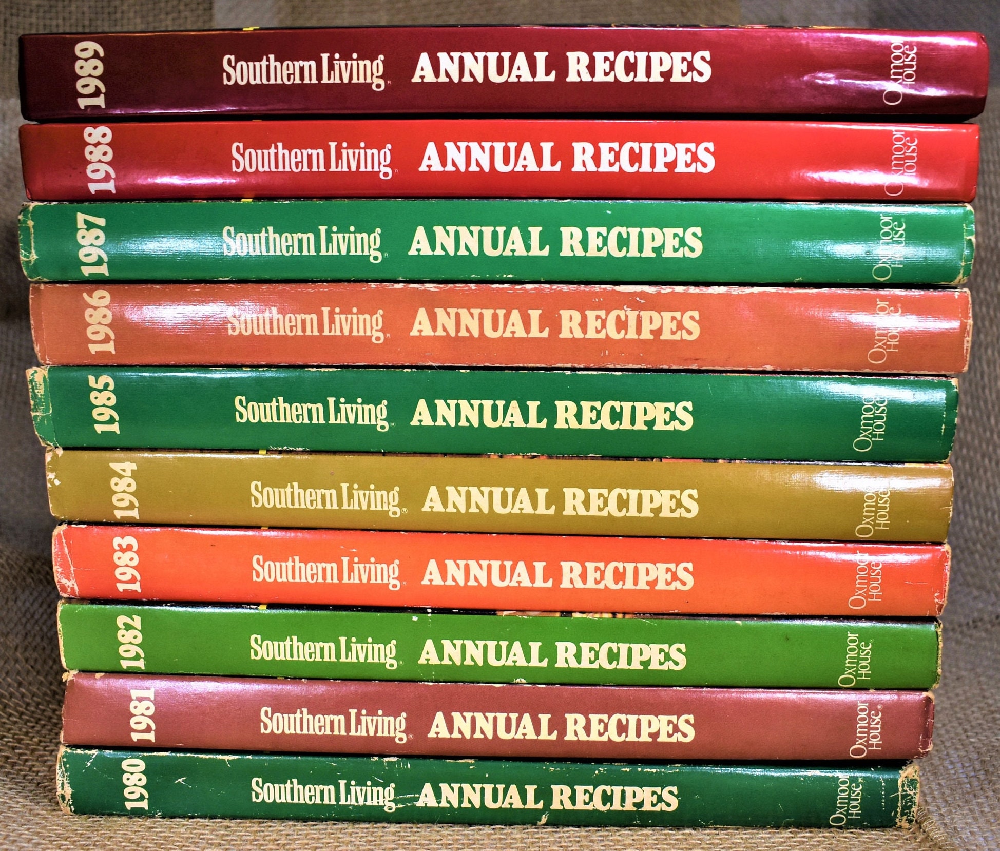 Vintage Southern Living Annual Recipes Cookbook Series (1980 - 2005 ...