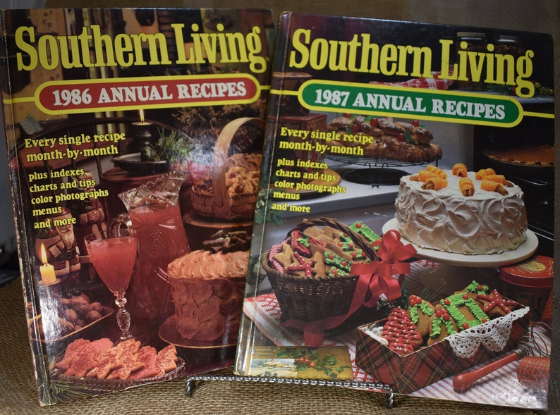 Vintage Southern Living Annual Recipes Cookbook Series (1980 - 2005 ...